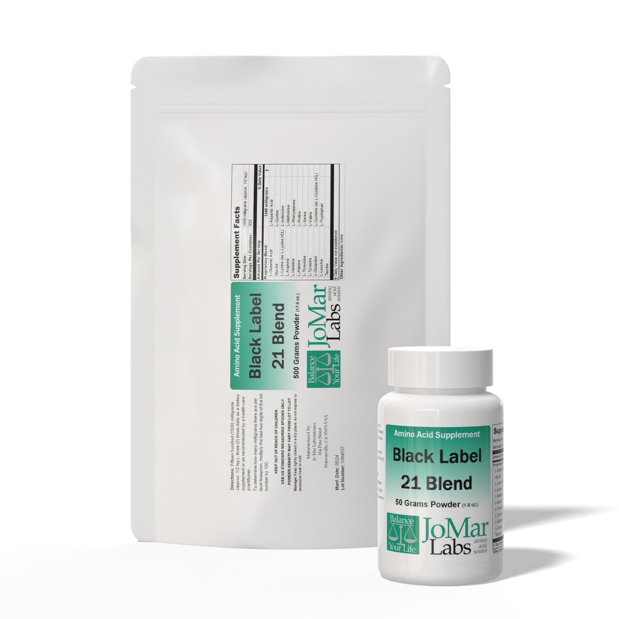 Jo Mar Labs - Your Amino Acid Source Since 1979!