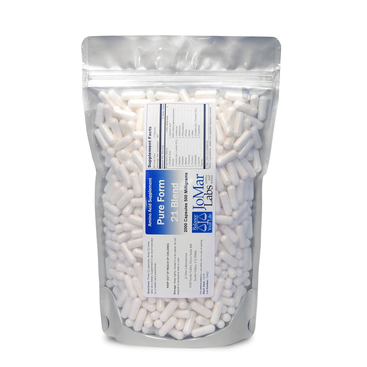 Jo Mar Labs - Your Amino Acid Source Since 1979!